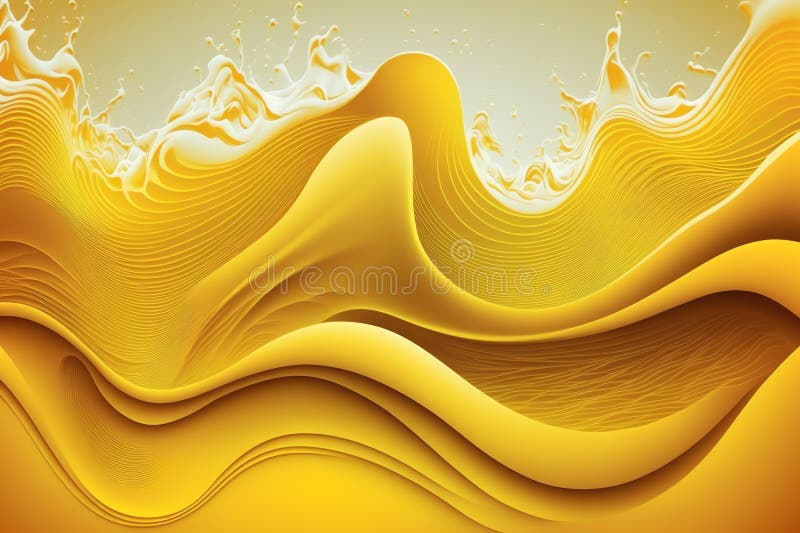 Abstract Yellow Color Background. Colored Background. Generative AI ...