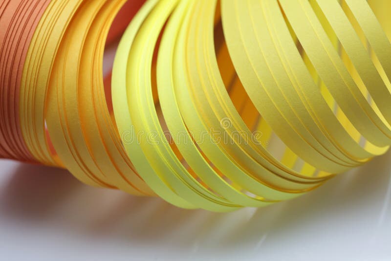 Abstract Yellow Color Wave Strip Paper Background. Soft Focus Stock ...