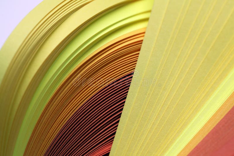 Abstract Yellow Color Wave Strip Paper Background. Soft Focus Stock ...