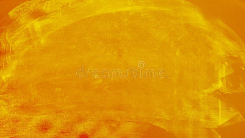 Abstract Yellow Colored Painted Texture Background, with Paintbrush ...