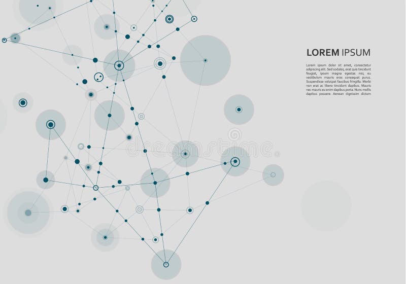 Abstract with Yellow Connection on White Background for Concept Design ...