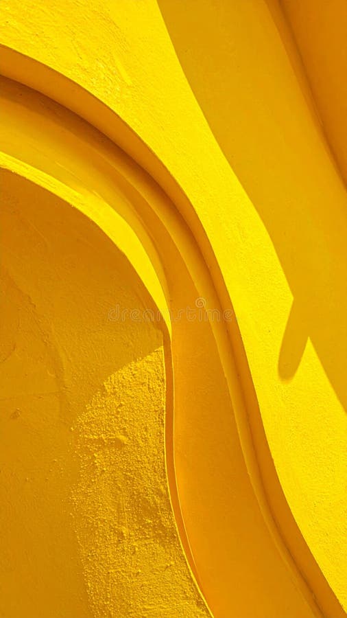 Abstract Yellow Curve Background Texture Stock Illustration ...