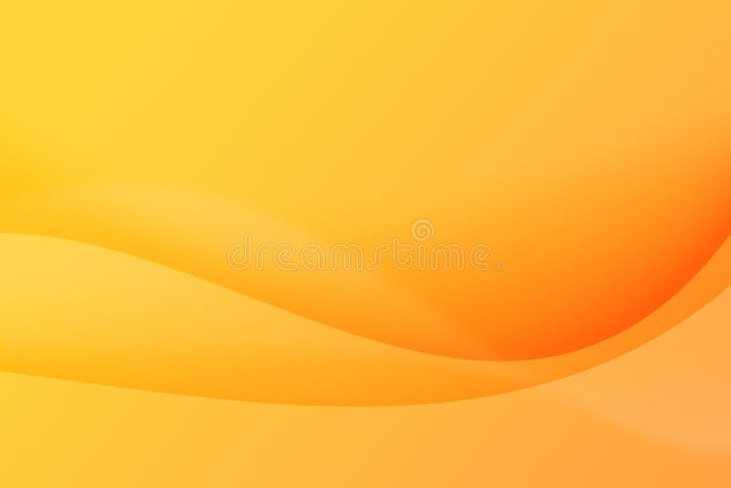 Abstract Yellow Curve Wave Background Template Stock Illustration ...