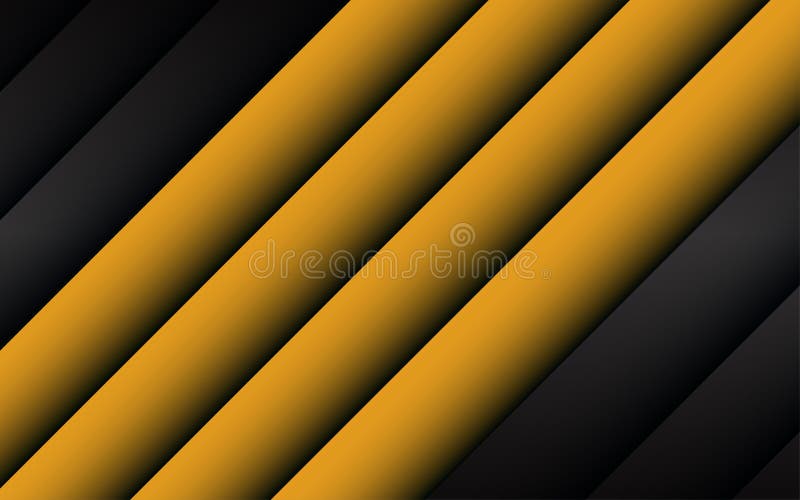 Abstract Yellow Dark Gray Triangle Shadow Line Geometric with Blank ...