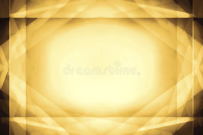 Abstract Yellow Frame Background Stock Illustration - Illustration of ...
