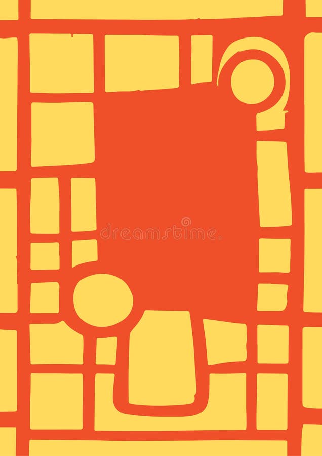 Abstract Yellow Frame for Text, Vector Illustration. Stock Illustration ...