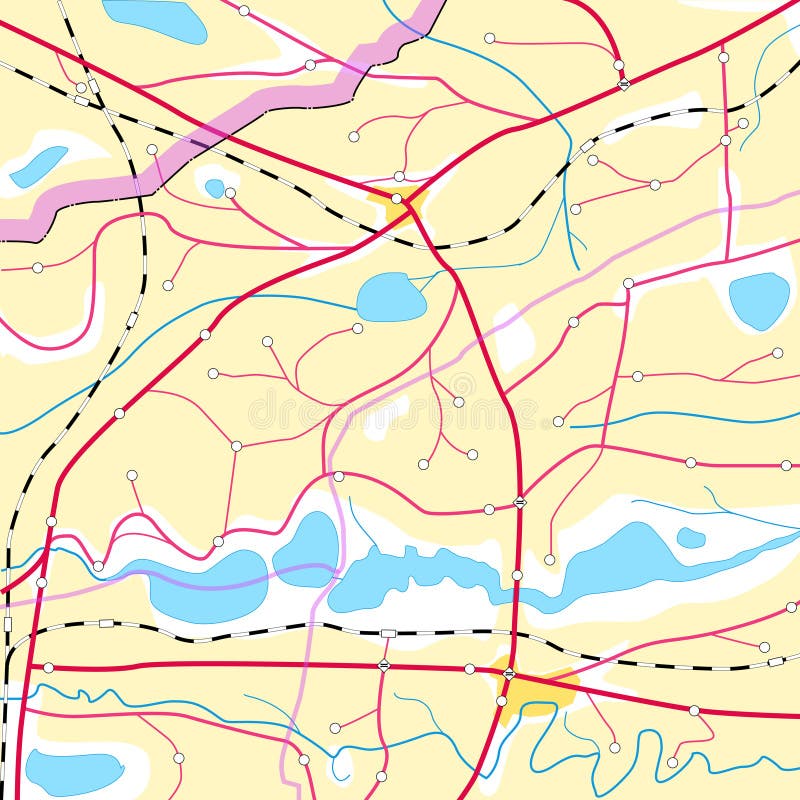Abstract Yellow Geography Map Stock Vector - Illustration of graphic ...