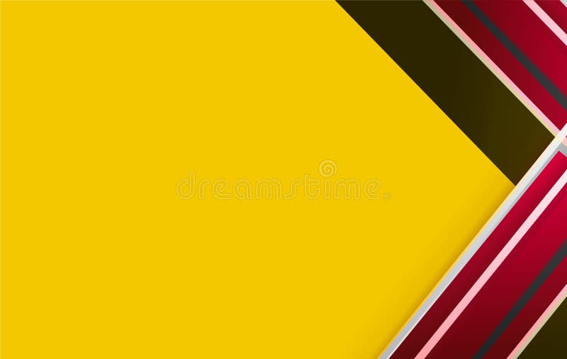 Abstract Yellow Geometric Background with Diagonal Lines and Shapes ...