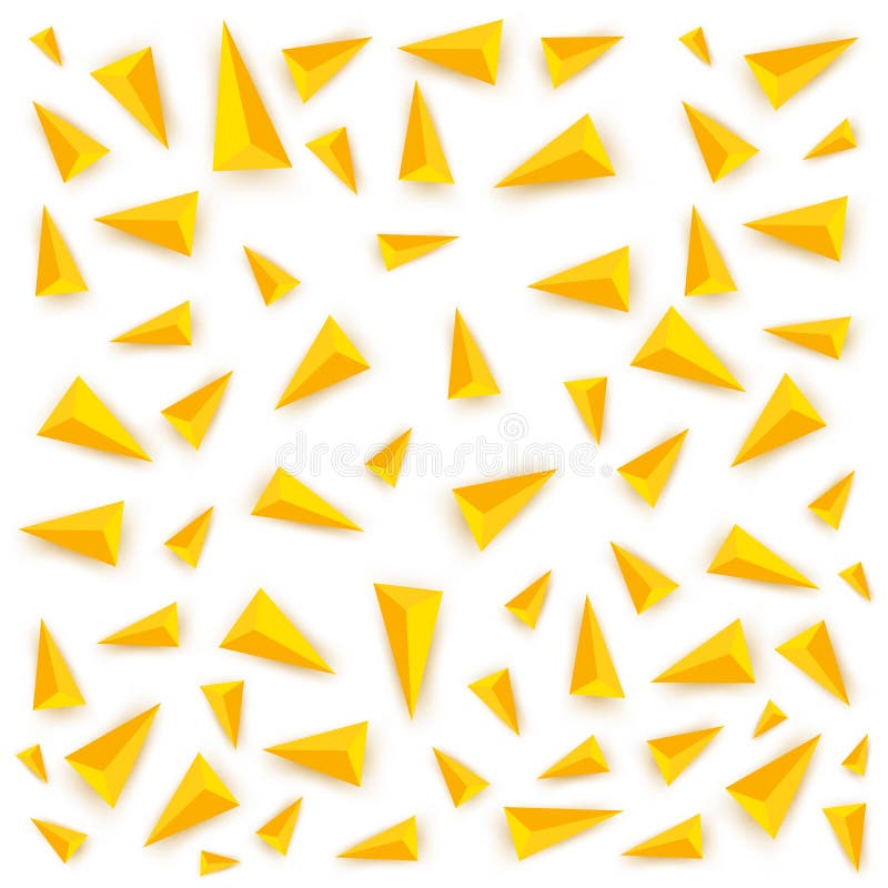 Abstract Yellow Geometric Background Stock Illustration - Illustration ...