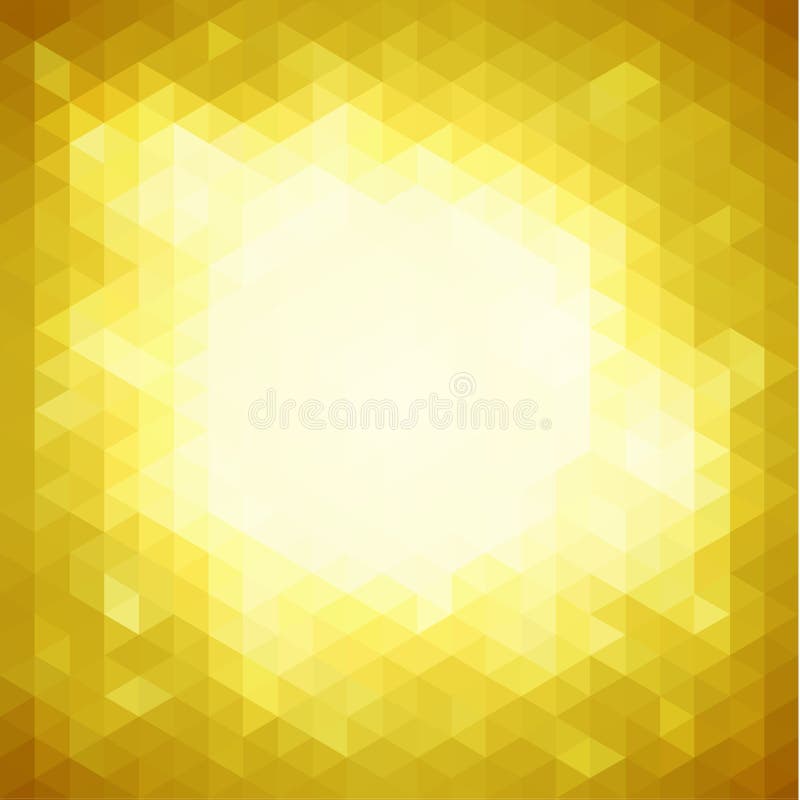 Abstract Yellow Geometric Background Stock Vector - Illustration of ...
