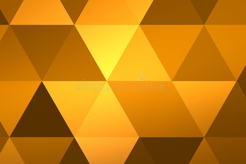 Abstract Yellow Geometric Multicolor Triangles Pattern with Seam Stock ...