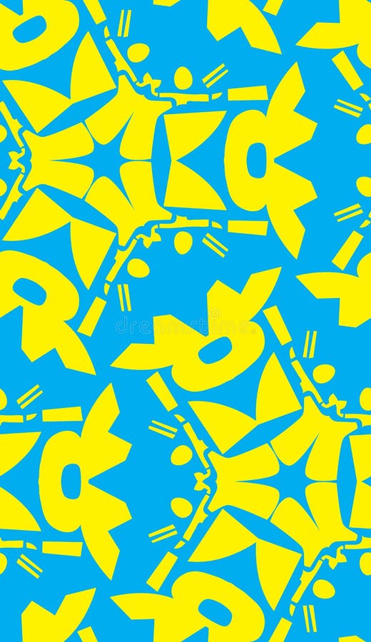 Abstract Yellow Geometric Pattern Stock Illustration - Illustration of ...