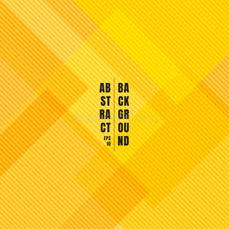 Abstract Yellow Geometric Squares Overlapping with Diagonal Lines ...