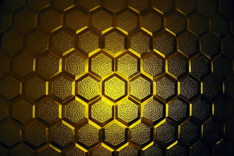Abstract Yellow Glass Texture Stock Image - Image of macro, detail ...