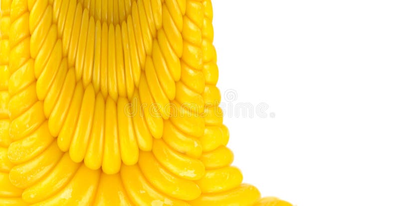 Abstract Yellow and Gold Background in the Form of Flowing Corn Kernels ...