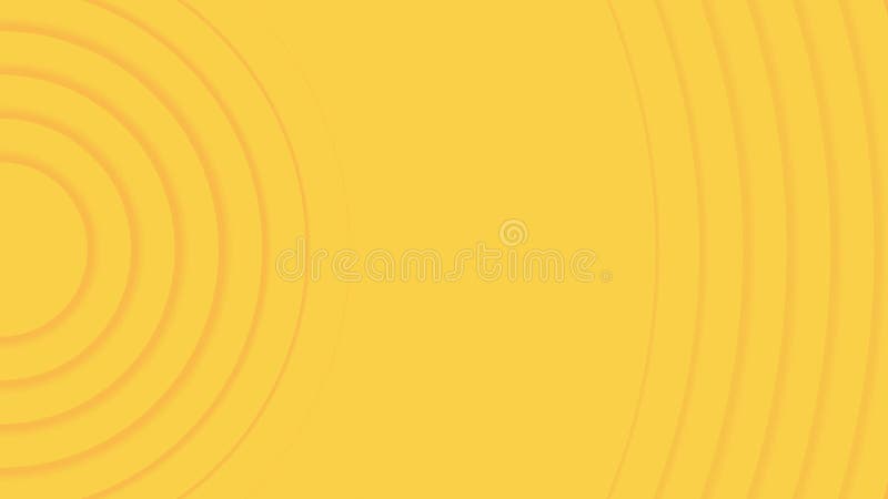Abstract Yellow Gradient Circles Pristine Backdrop Loop Animation. Stock Footage - Video of ...