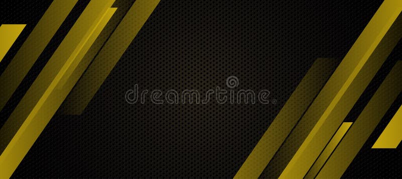 Abstract Yellow Gradient Geometric Background Vector Illustration ...