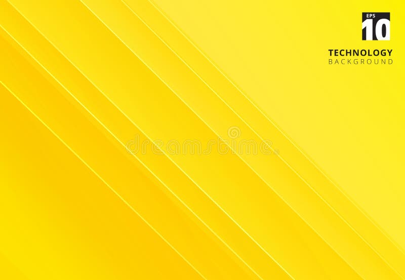 Abstract Yellow Image that Depicts Technology Stock Vector ...