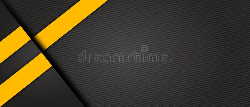 Abstract Yellow Lines Direction Dark Shadow Lines Stock Illustration ...
