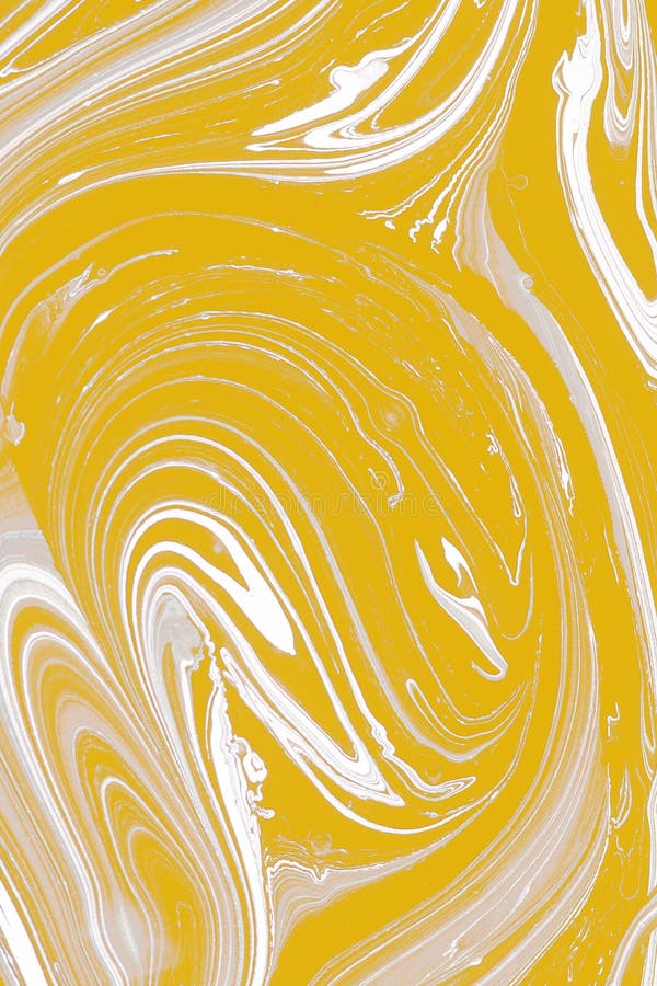 Abstract Yellow Marble Background, Swirls Texture Pattern Stock Photo ...