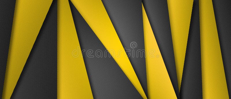 Abstract Yellow Metallic Space Design Modern Luxury Futuristic ...