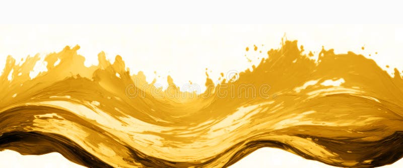 Abstract Yellow Oil Paints Background Stock Illustration - Illustration ...
