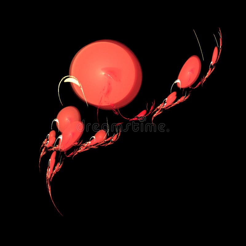 Abstract Yellow-orange Drawing Linear on a Black Background, Wallpaper ...