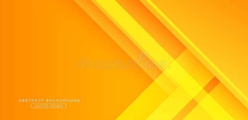 Abstract Yellow and Orange Gradient Geometric Shape Background. Overlap ...