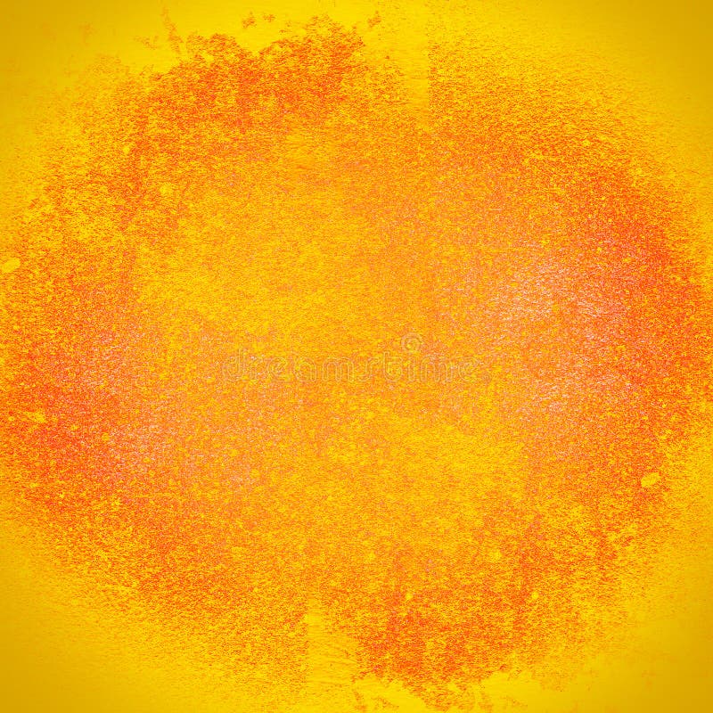 Abstract Yellow Orange Watercolor Painted Paper Texture Background ...