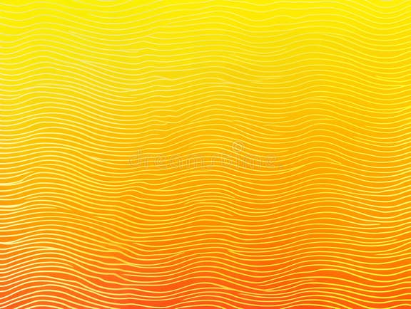 Abstract Yellow and Orange Wavy Lines Background Texture Gradient ...