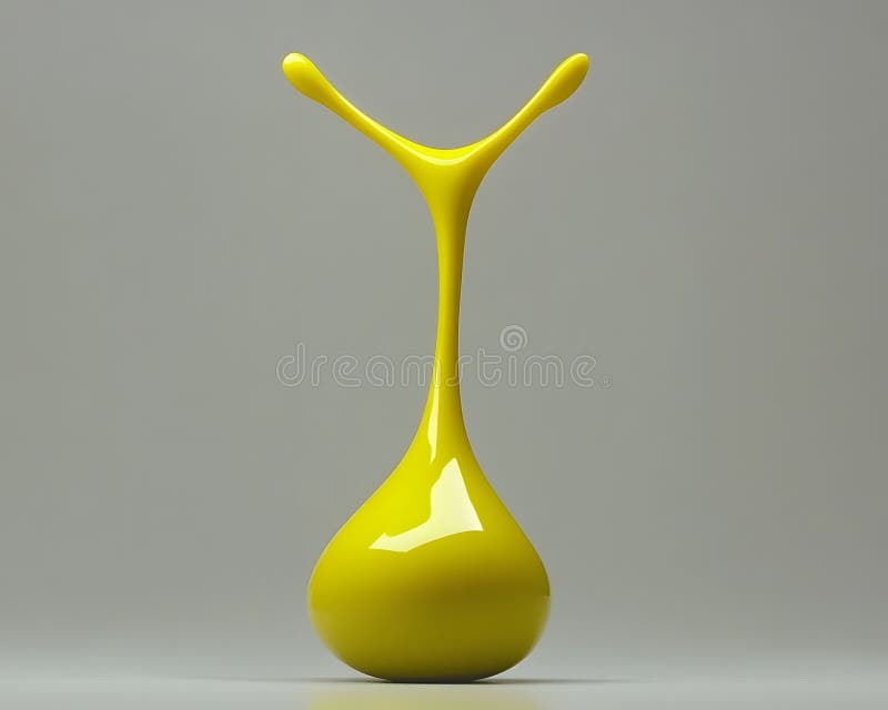 Abstract Yellow Paint Splash Artistic Drop Royalty Free Image Stock ...