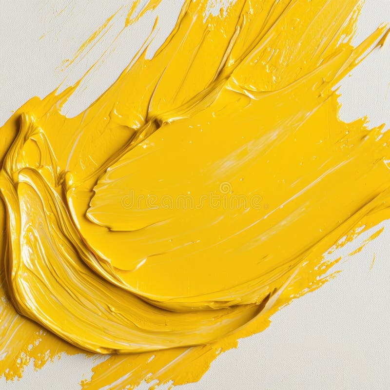 Abstract Yellow Paint Texture Background Stock Illustration ...