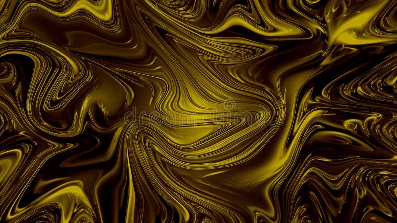 Yellow Paint Stroke Brush for Art Draw Stock Illustration ...