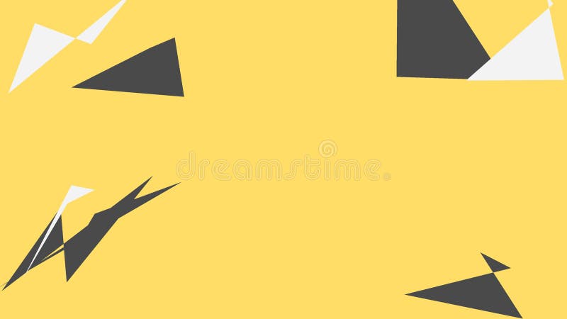 Abstract Yellow Pattern Background with Random Object Stock Image ...
