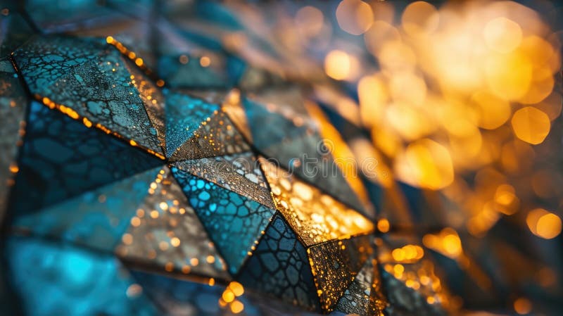 The Abstract Yellow Picture of Solid Shape Object Forming Them Together ...