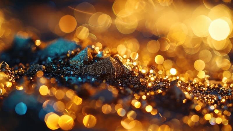 The Abstract Yellow Picture of Solid Shape Object Forming Them Together ...