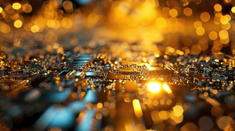 The Abstract Yellow Picture of Solid Shape Object Forming Them Together ...