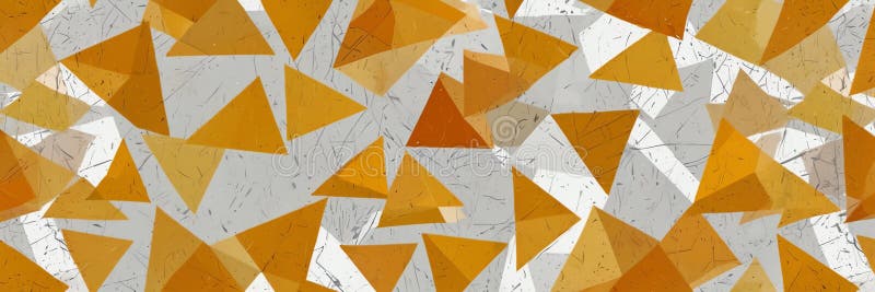 Abstract Yellow Polygon Triangles on White Background Design Ai ...