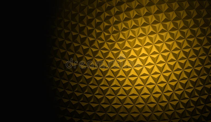 Abstract Yellow Polygonal Structure Stock Illustration - Illustration ...