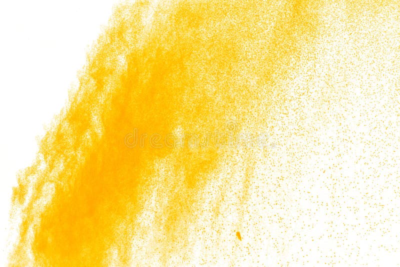 Abstract yellow powder stock image. Image of element - 97746723