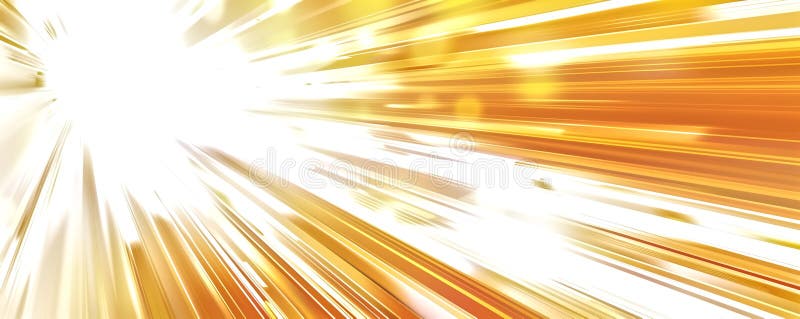 Abstract Yellow Rays of Light Background Vector Illustration Wit Stock ...