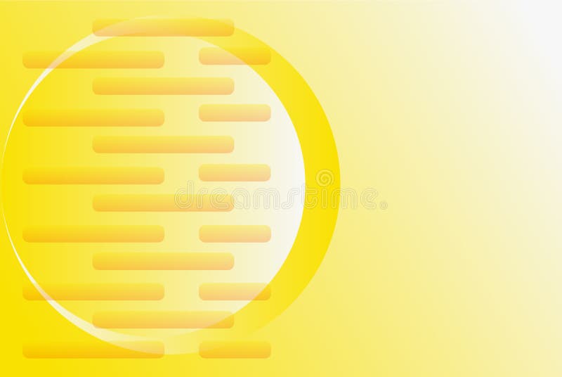 Abstract Yellow Round Lines Bar Background Stock Illustration ...
