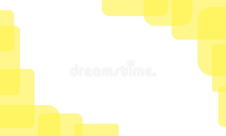 Abstract Yellow Rounded Corner Rectangle Border Stock Vector ...