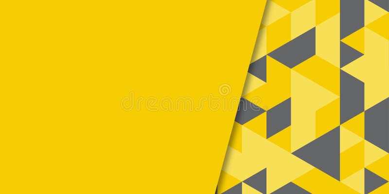 Yellow and Silver Background with Dark Grey Color Composition in ...