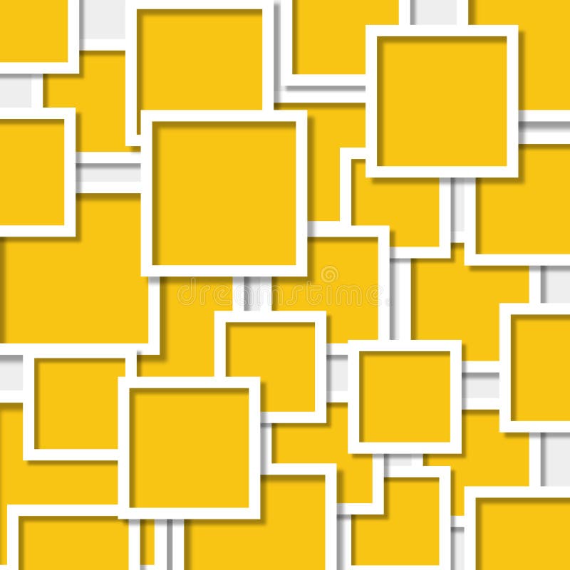 Abstract Yellow Square Tile Background Vector Illustration Stock Vector ...