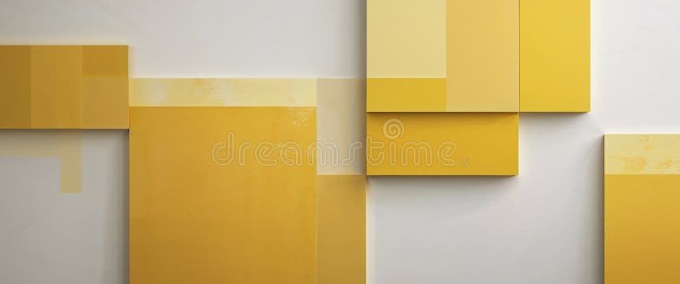 Abstract Yellow Squares Background for Modern Graphic Design Stock ...