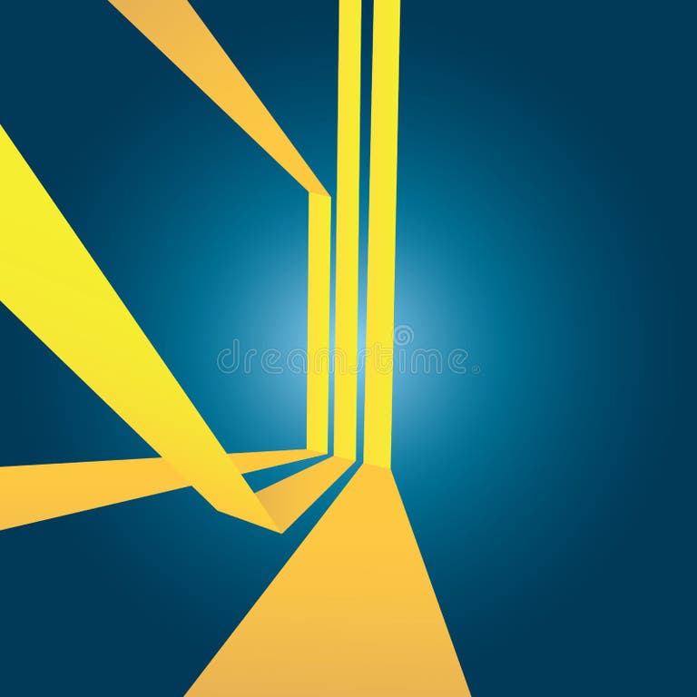 Abstract Yellow Stripes Layout Stock Vector - Illustration of ...