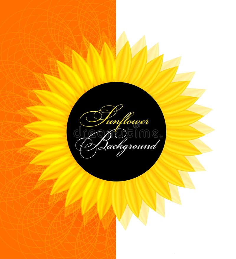 Abstract Sunflower Logo Symbol. Simple Yellow Summer Flower Cartoon ...