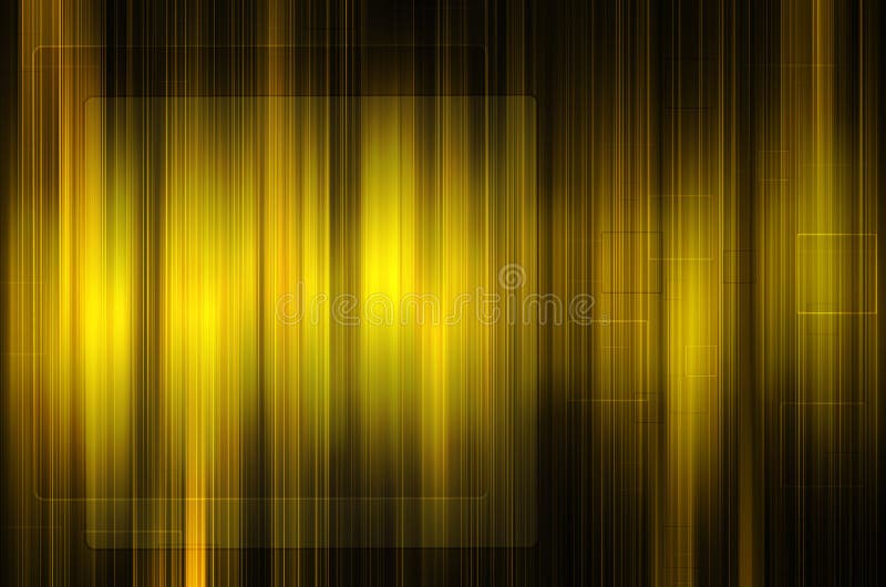 Abstract Yellow Tech Background Stock Illustration - Illustration of ...