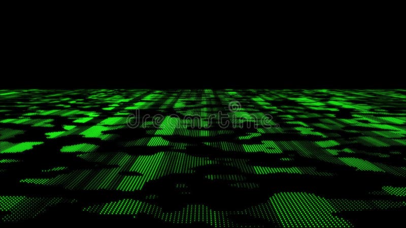 Abstract Yellow Techno Motion Space Background Stock Video - Video of ...